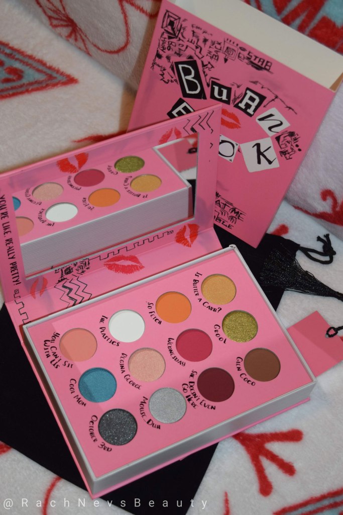 Storybook Cosmetics X Mean Girls Burn Book Eyeshadow Palette Review…is ...