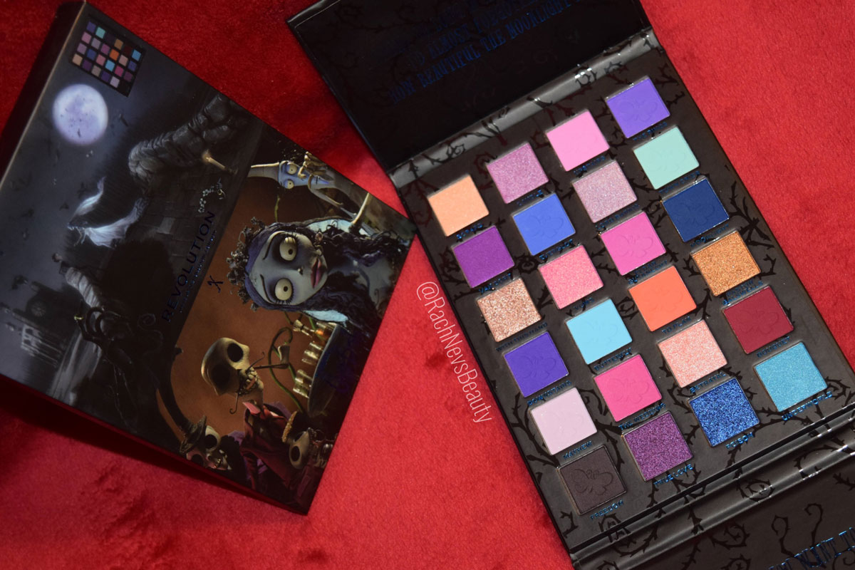 Makeup Revolution X Corpse Bride Upstairs Downstairs Palette Review ...