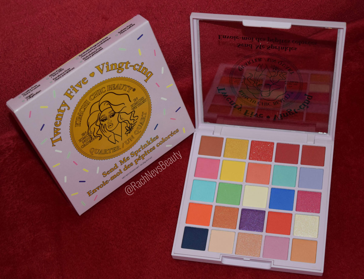 KimChi Chic Beauty Twenty Five 01 Send Me Sprinkles Palette Review ...