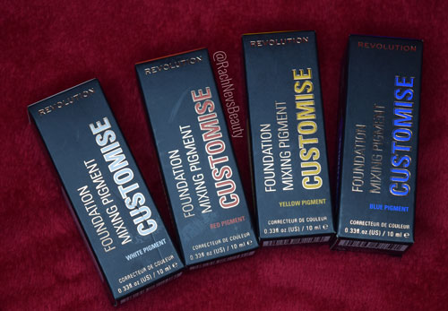 Makeup Revolution Foundation Mixing Pigment Review-4 Shades – RachNevs ...