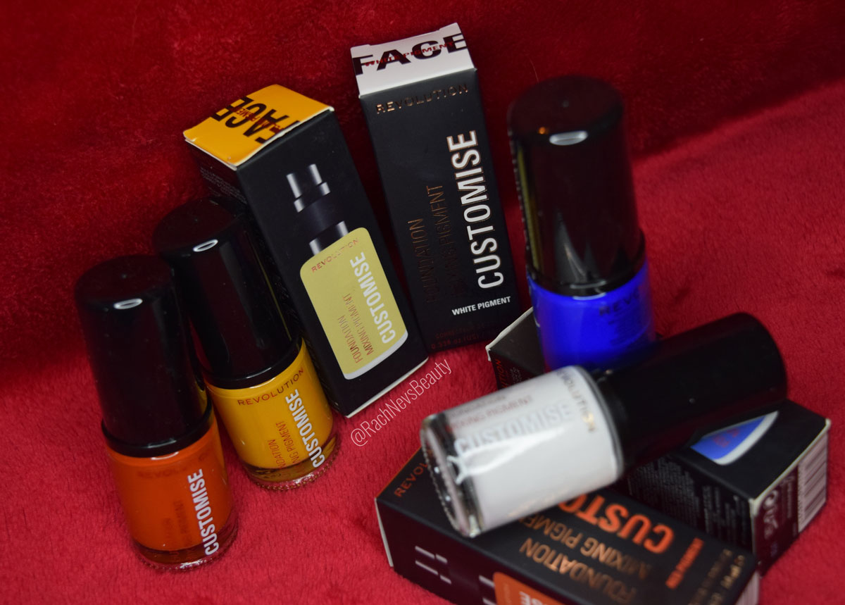 Makeup Revolution Foundation Mixing Pigment Review-4 Shades – RachNevs ...