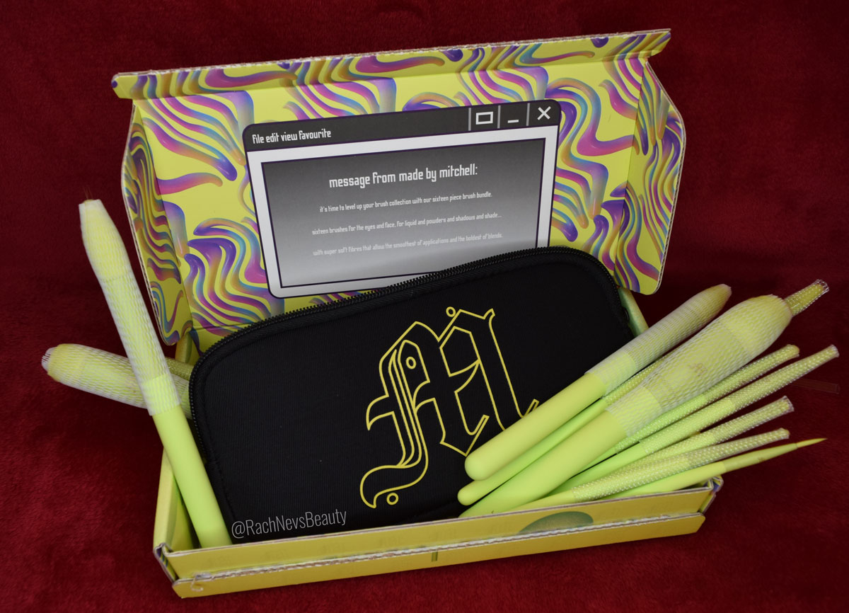 Made by Mitchell 16 Piece Makeup Brush Set Review – RachNevs Beauty and ...