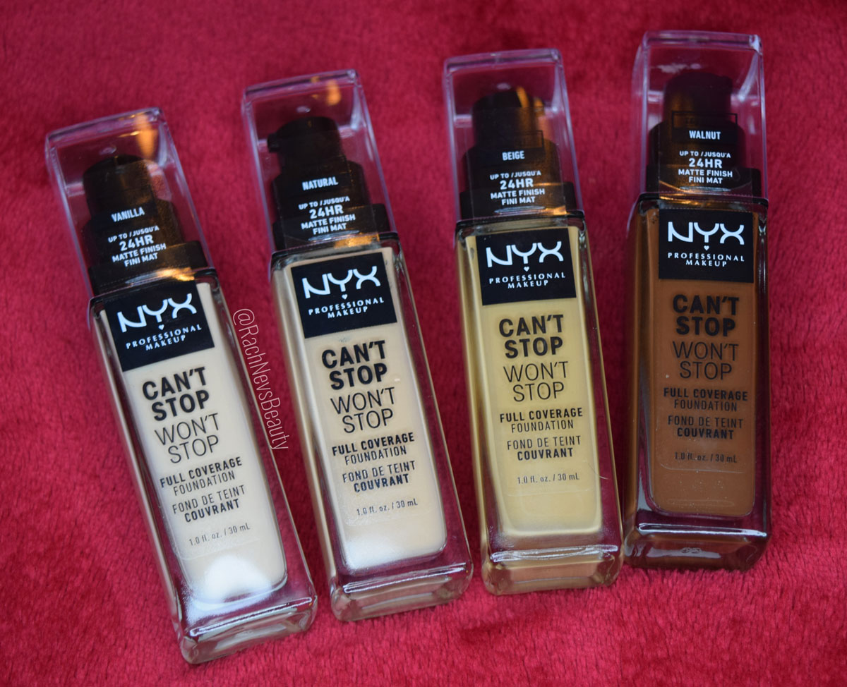 Nyx Cosmetics Can’t Stop Won’t Stop Foundation Review – RachNevs Beauty ...