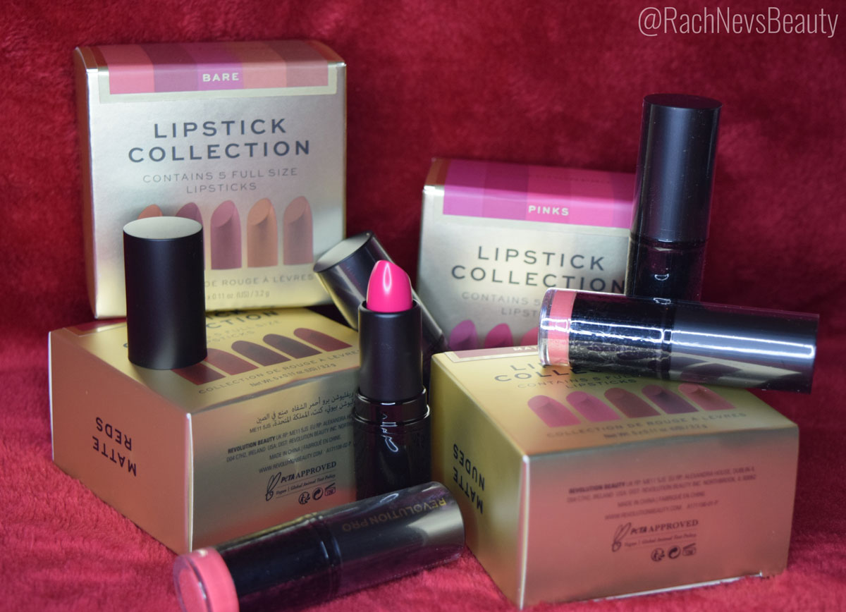 Revolution Pro Lipstick Collection Review-4 Sets – RachNevs Beauty and ...