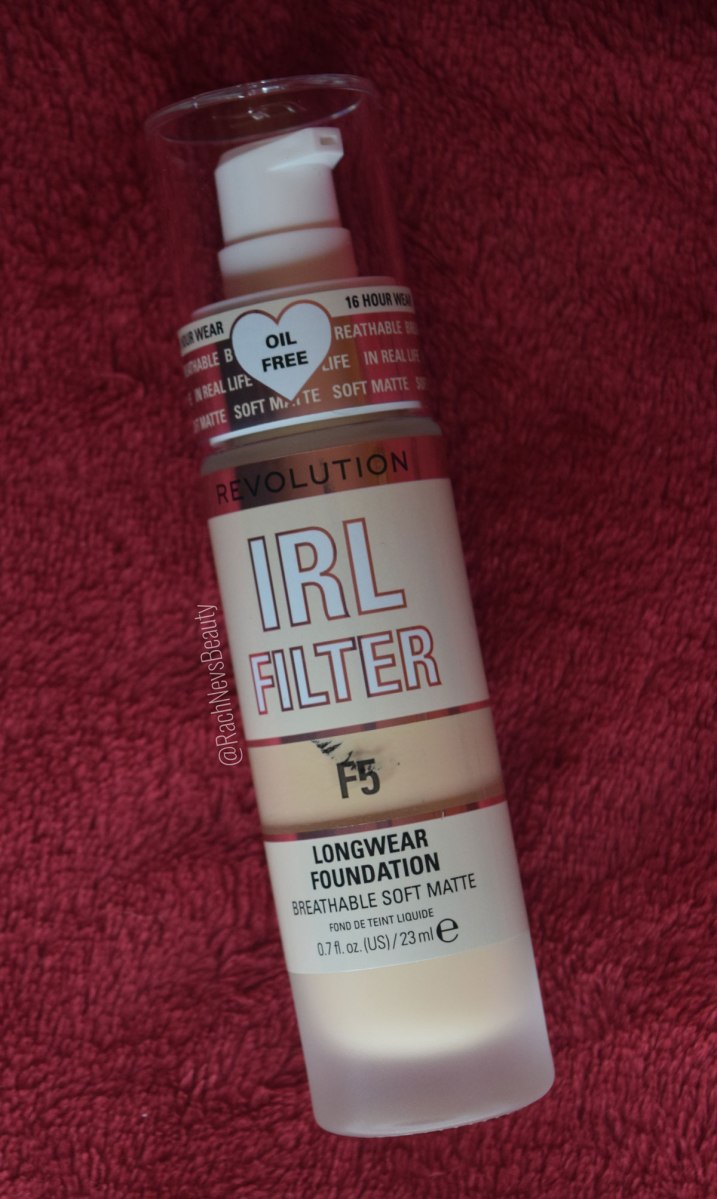 Makeup Revolution IRL Filter Longwear Foundation Review – RachNevs ...